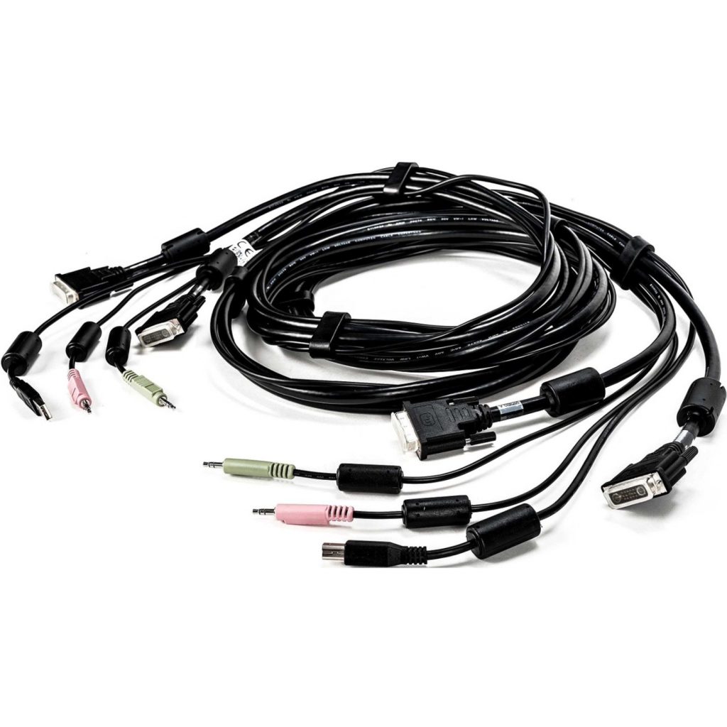Vertiv Avocent Kvm Cable10 Ft Dual Display Dvi I 1 X Usb 2 X Audio