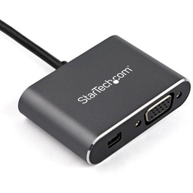 Startech Com Usb C Multiport Video Adapterusb C To 4k 60hz Mini Displayport 12 Hbr2 Hdr Or
